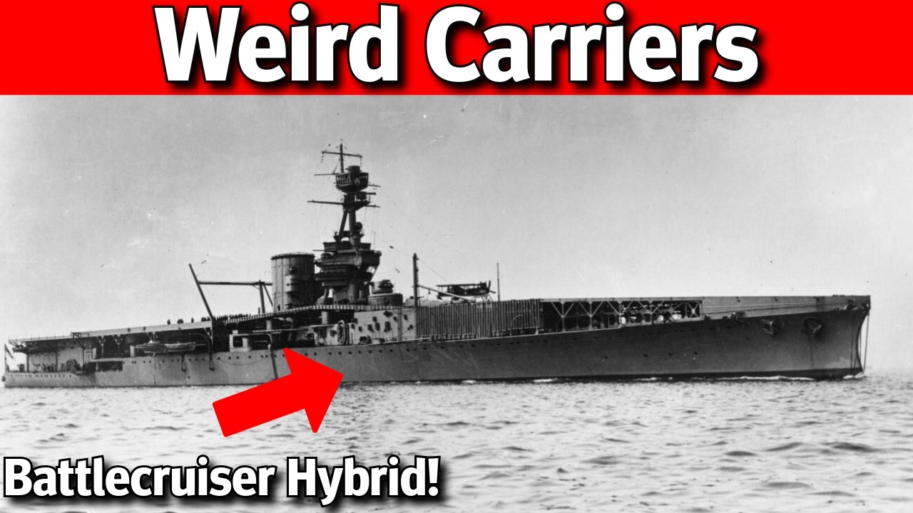 Three of History's STRANGEST Aircraft Carrier Conversions - YouTube