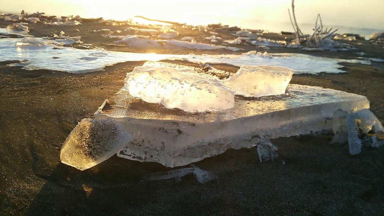 Jewelry Ice at Toyokoro, Tokachi, Hokkaido,Japan. 2018/2/22 . - YouTube