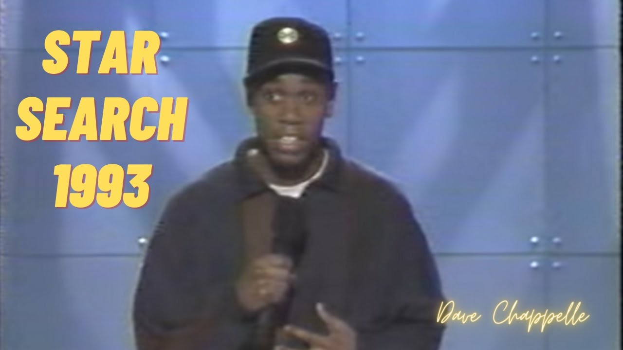 Young Dave Chappelle on Star Search 1993 Stand Up Comedy - YouTube