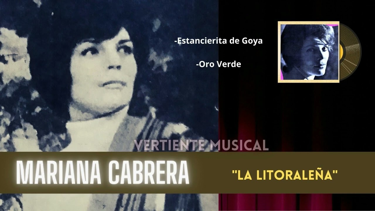 MARIANA CABRERA - "LA LITORALEÑA" - YouTube