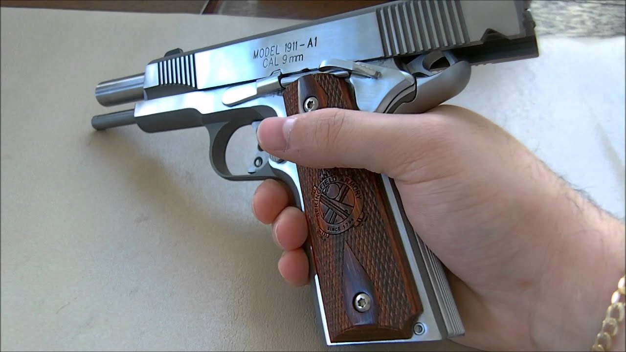 Springfield 1911 A1 in 9mm - YouTube
