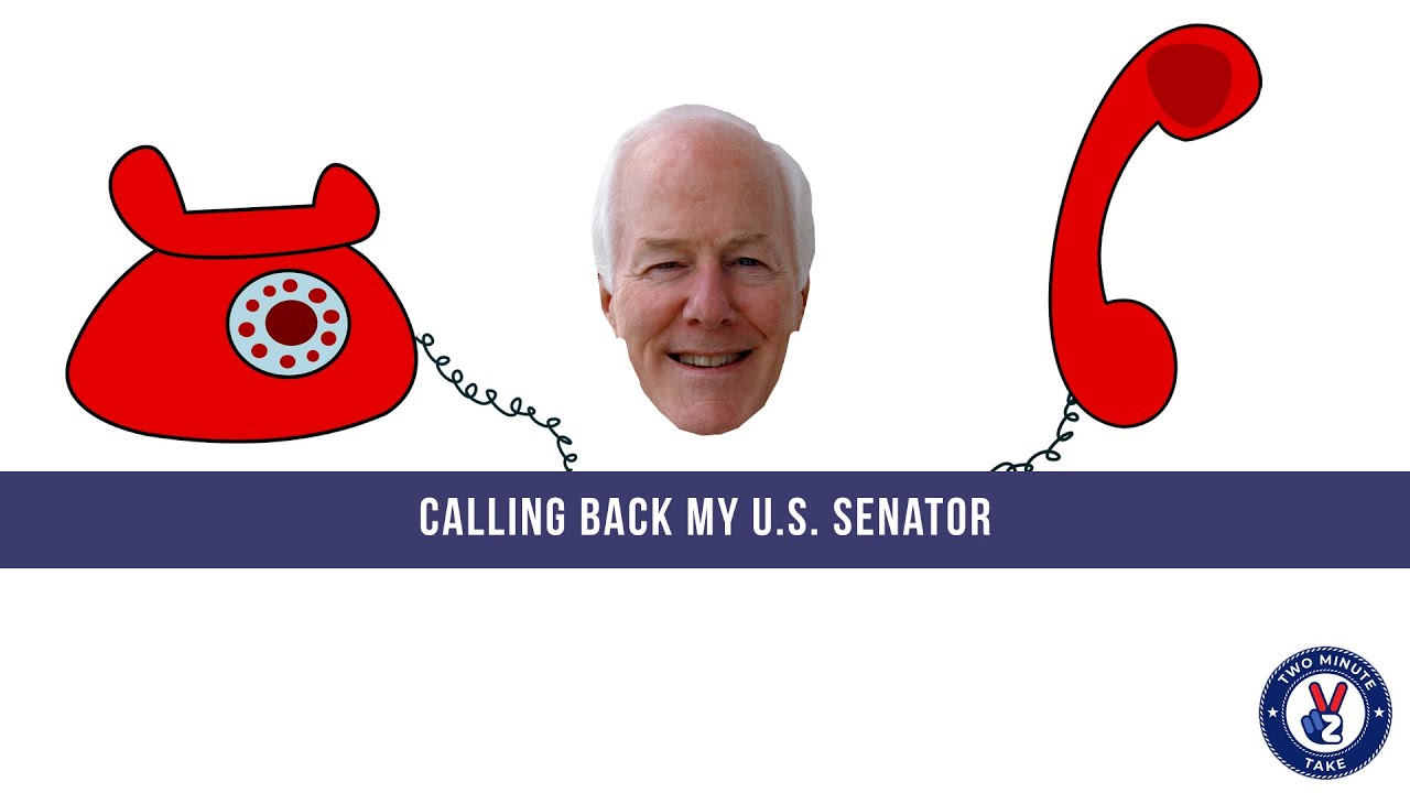 Calling back my senator.... - YouTube