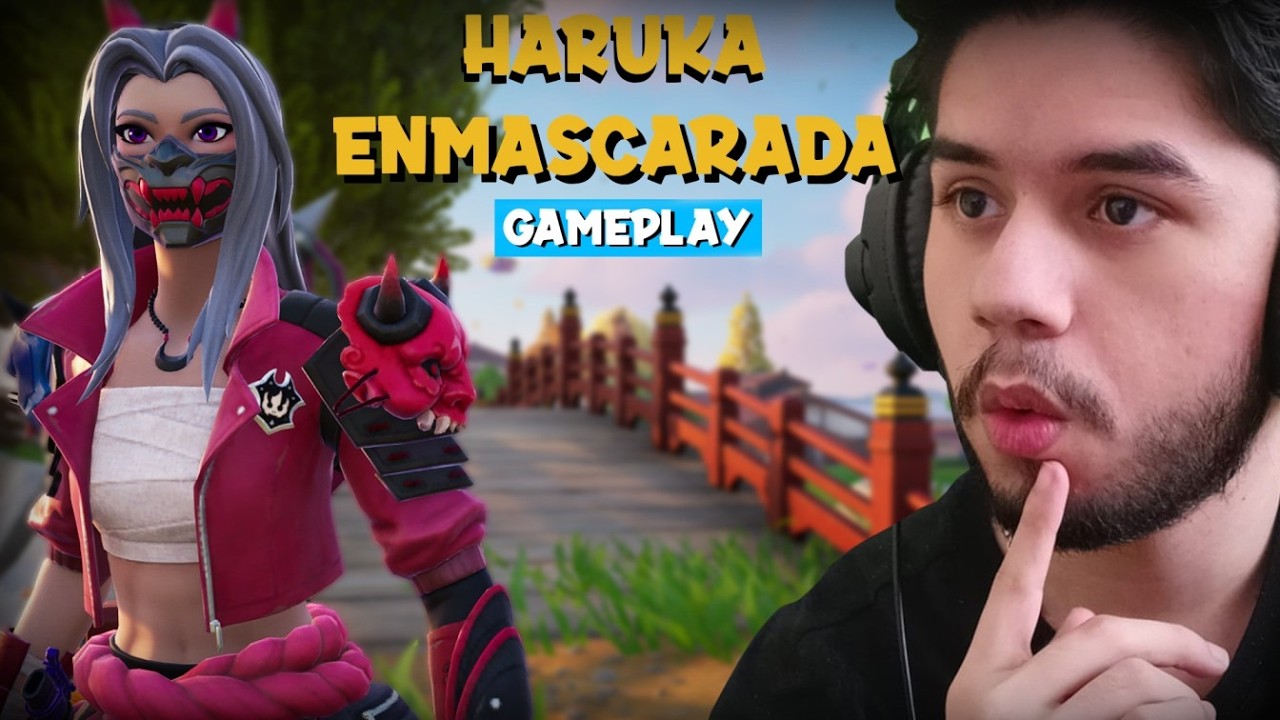 NUEVA SKIN DEL CLUB DE FORTNITE! HARUKA ENMASCARADA GAMEPLAY - YouTube