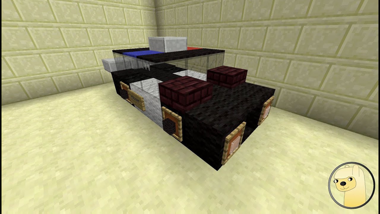 Minecraft - How To Build Transformers 5 Barricade! - YouTube