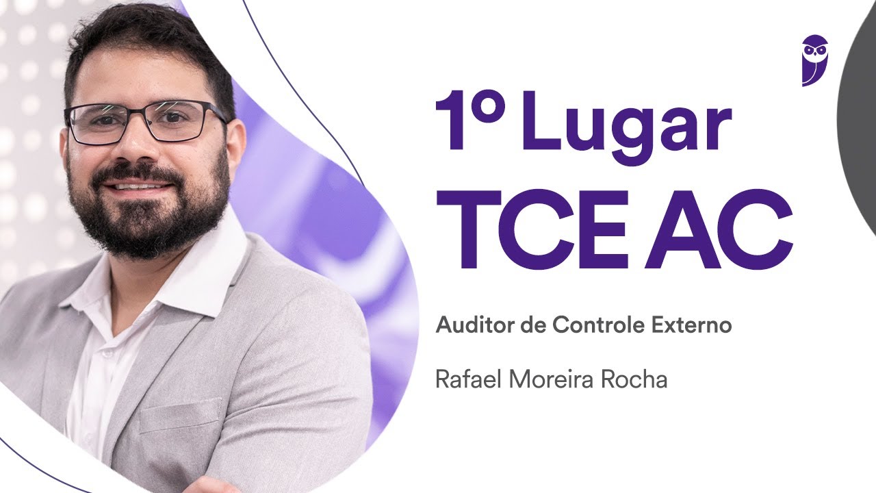 TCE-AC: Conheça Rafael Rocha, aprovado para Auditor de Controle Externo ...