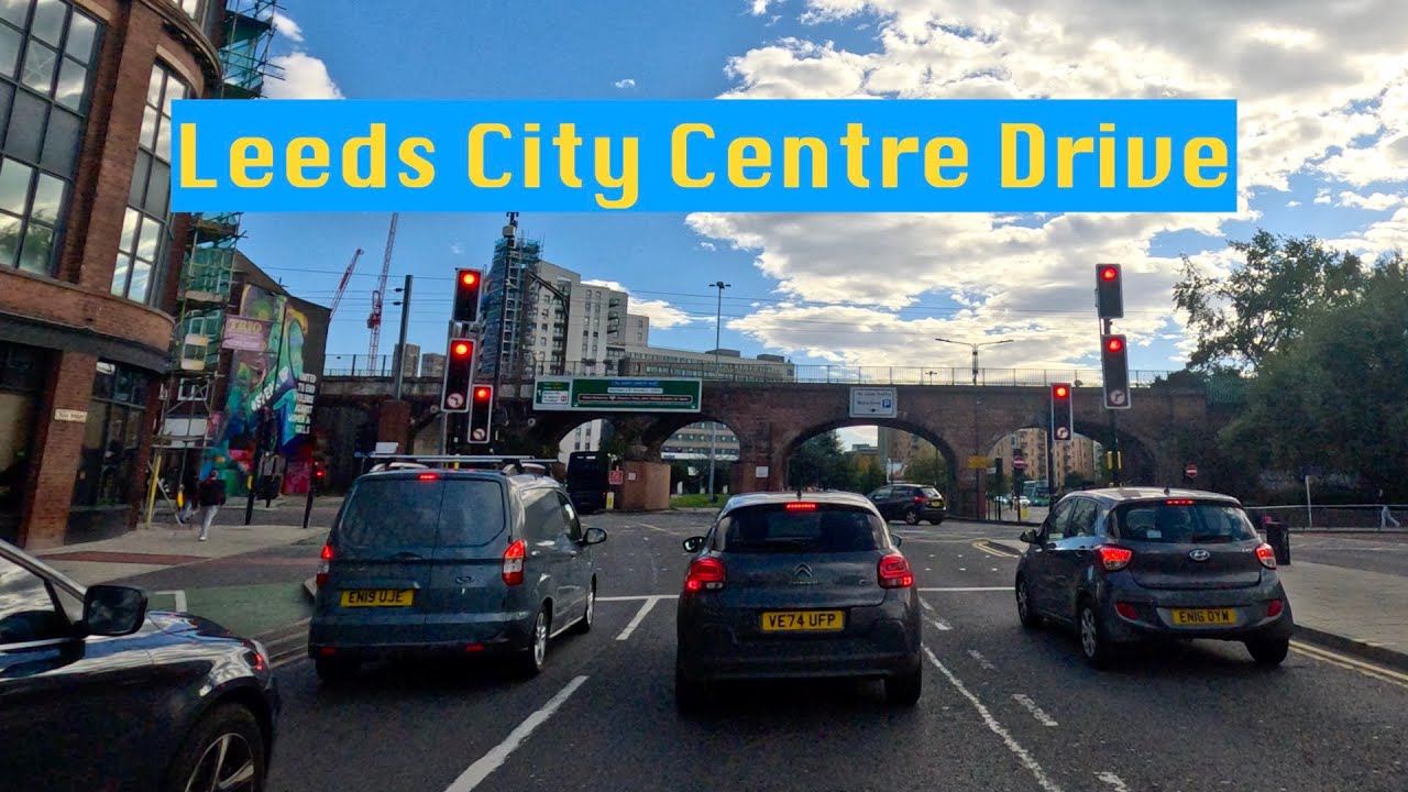 Scenic Drive Leeds City Centre in 4K - YouTube