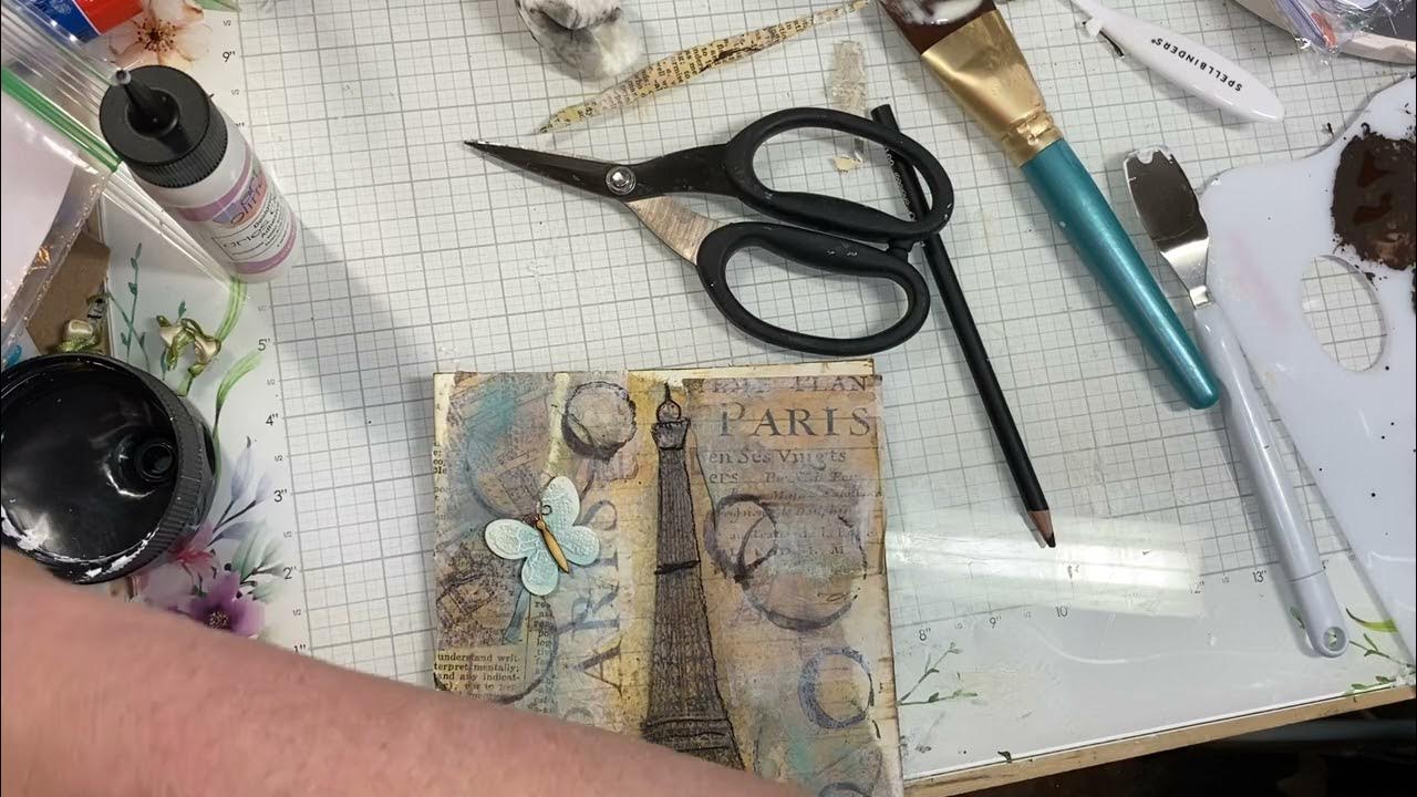 Mixed Media Monday - Monochromatic part 2 - YouTube