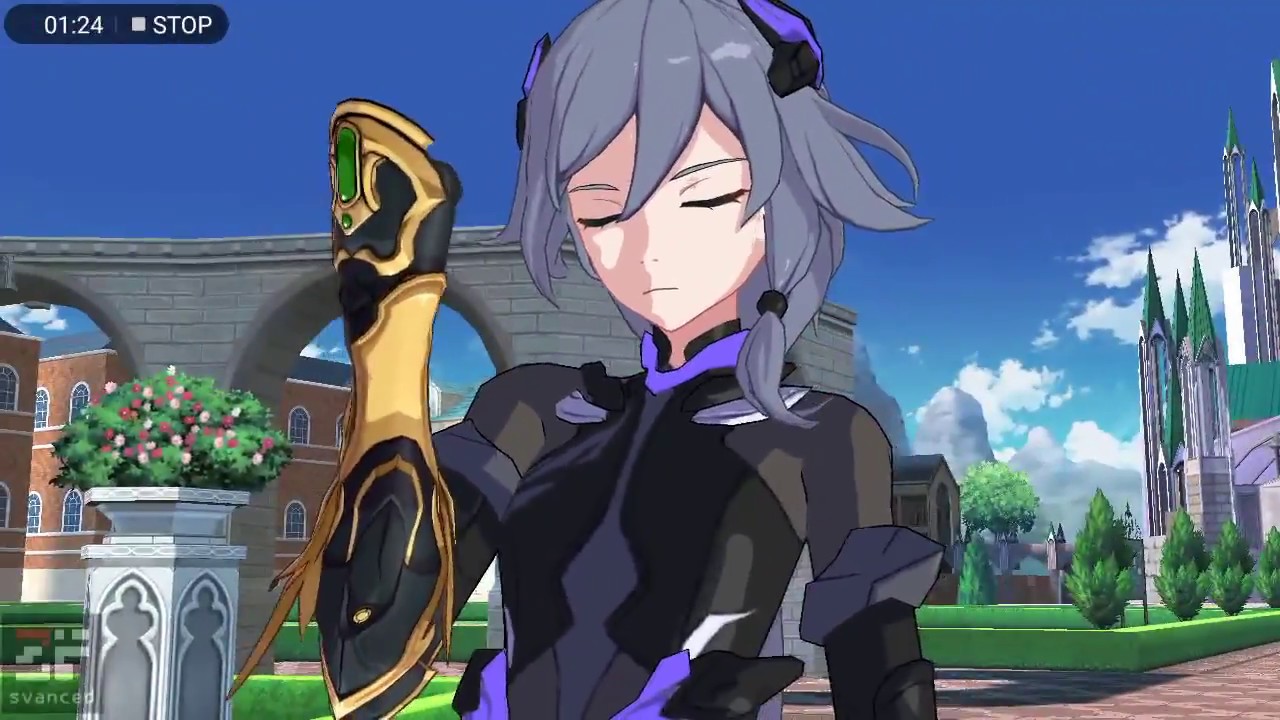 Honkai Impact 3 S rank Fuka Fu Hua Shadow Knight Moonblade test video ...