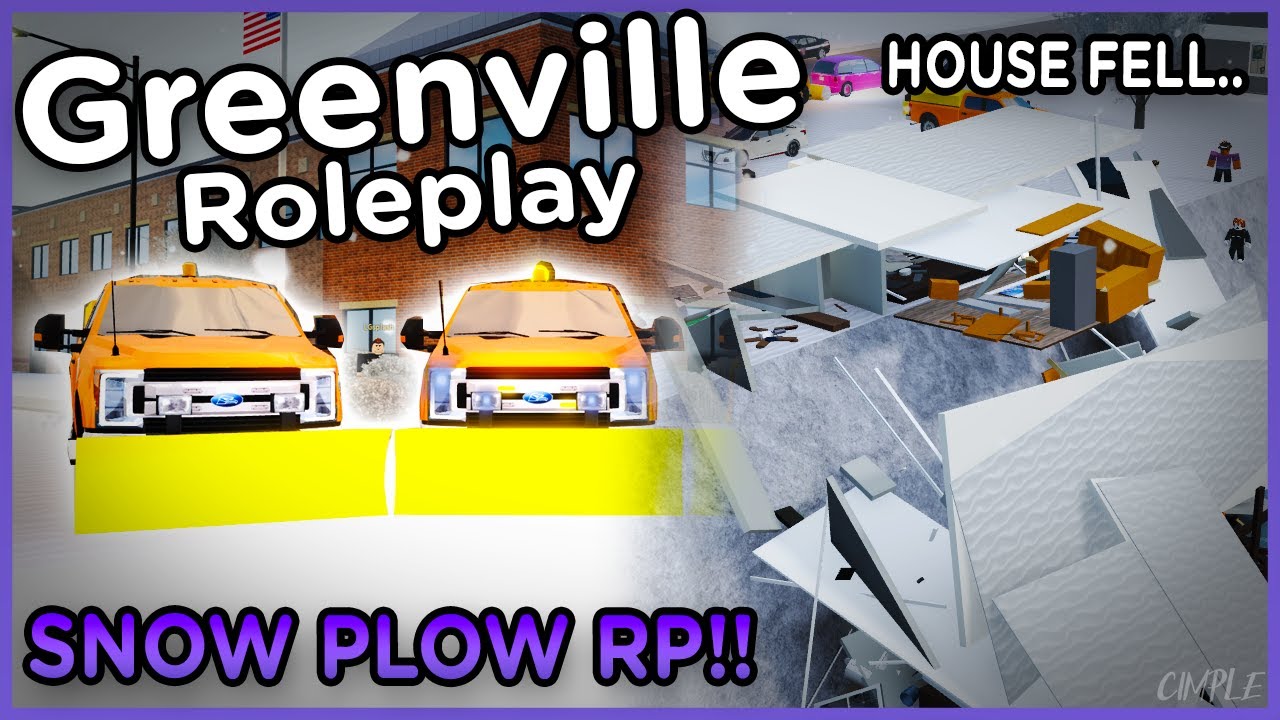 SNOW PLOWING RP!! | Greenville Special Roleplay ROBLOX - YouTube