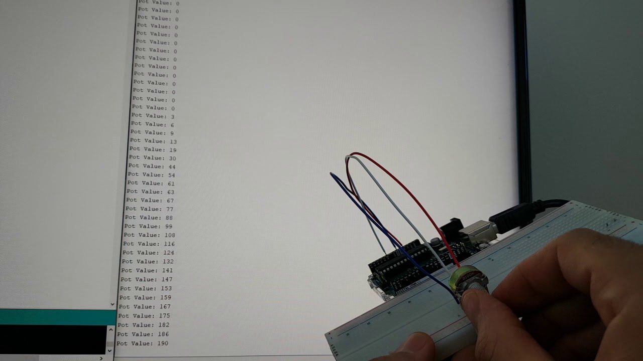 Arduino readAnalog() - YouTube