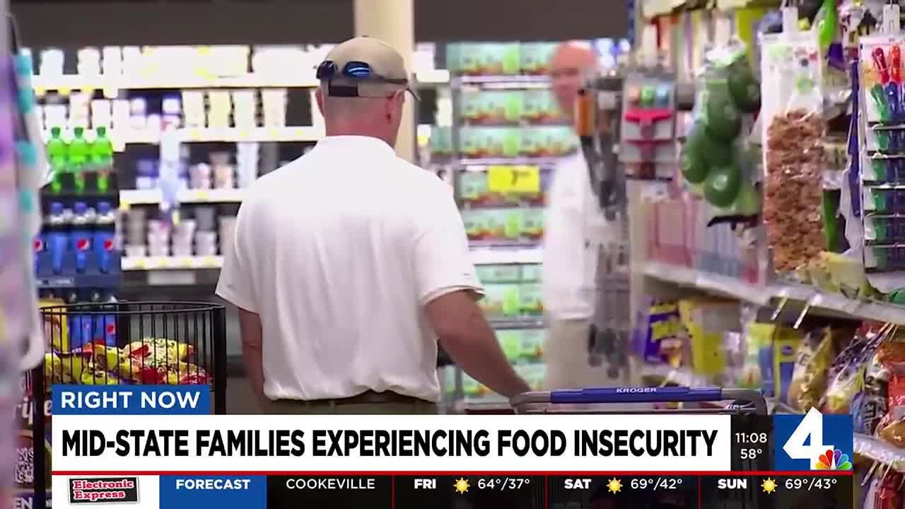 Mid-state families experiencing food insecurity - YouTube