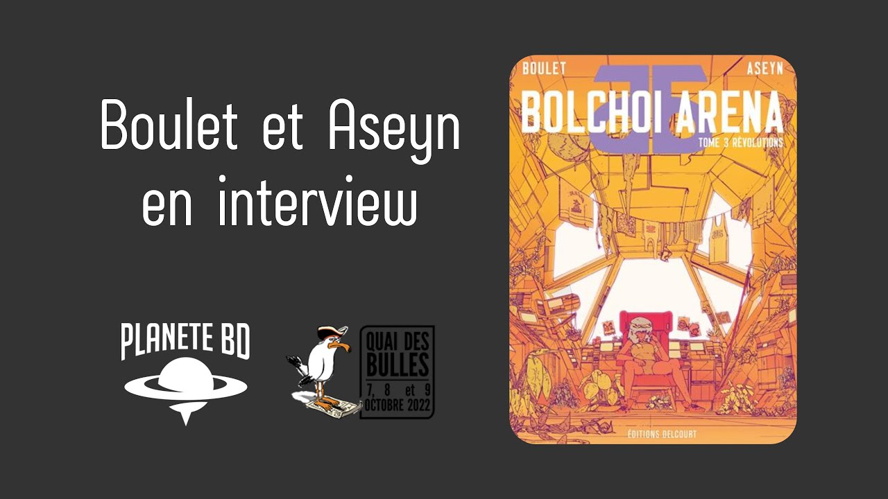 Boulet et Aseyn en interview pour planetebd com - YouTube
