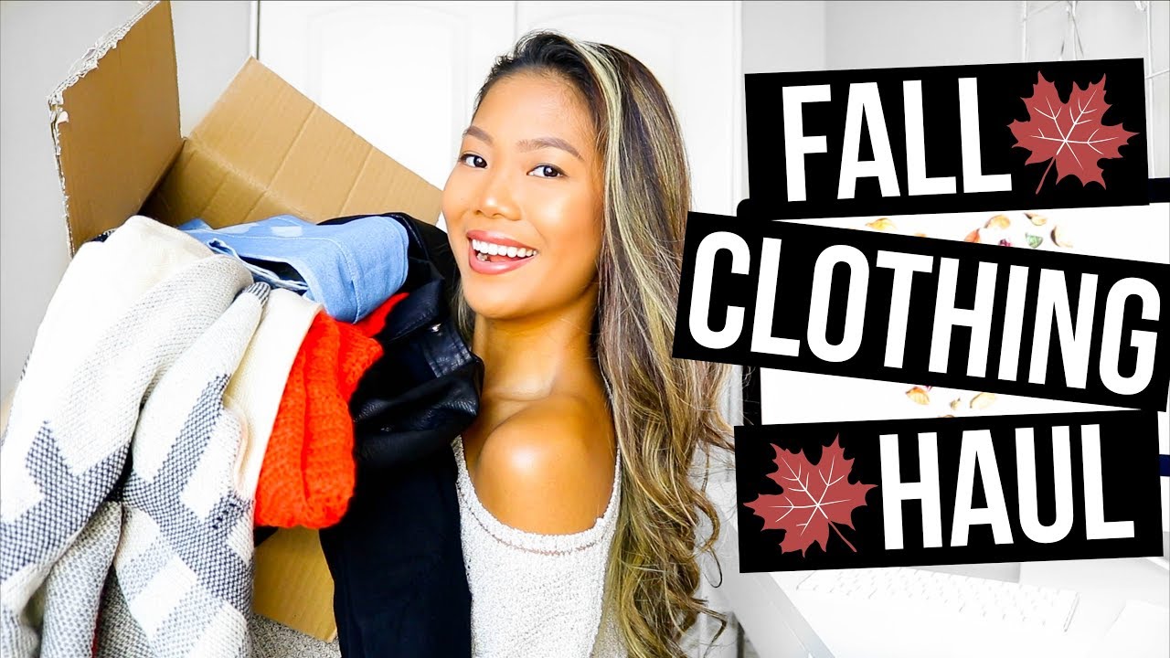 Fall Clothing Try-On Haul 2017 || Farina Aguinaldo - YouTube