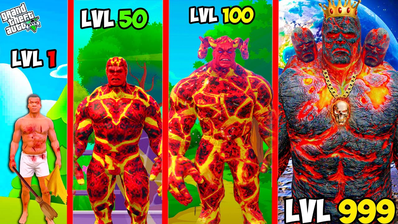 SHINCHAN Growing BIGGEST LAVA GOD HULK FAMILY In GTA 5! - YouTube
