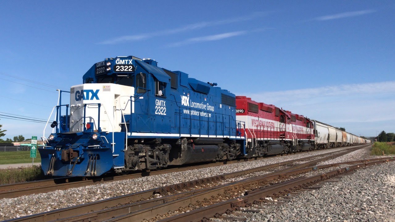WSOR T004 With a Trio of GP38-2's - YouTube