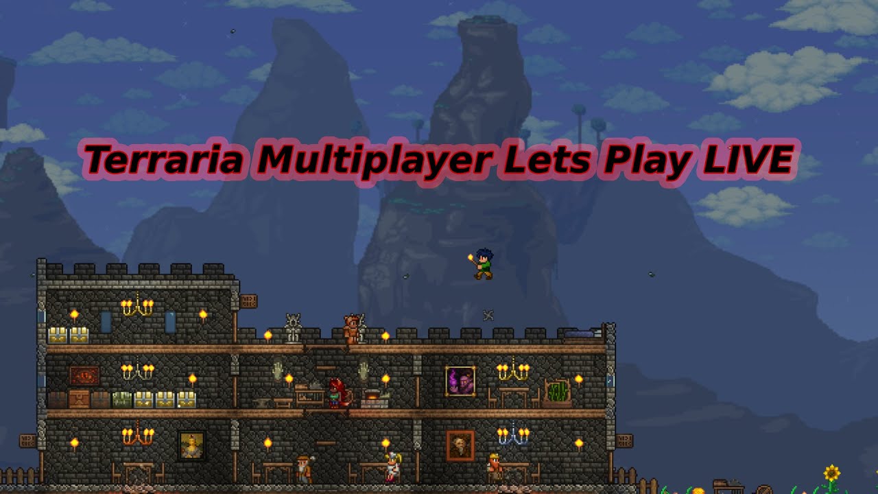 Terraria Multiplayer Lets Play LIVE | 4 - YouTube