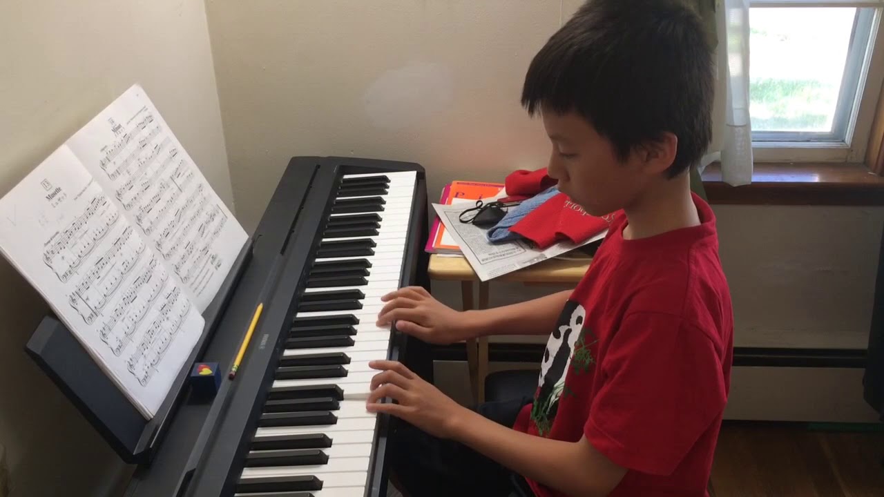 Suzuki piano book 2 (Musette) 8y10m - YouTube