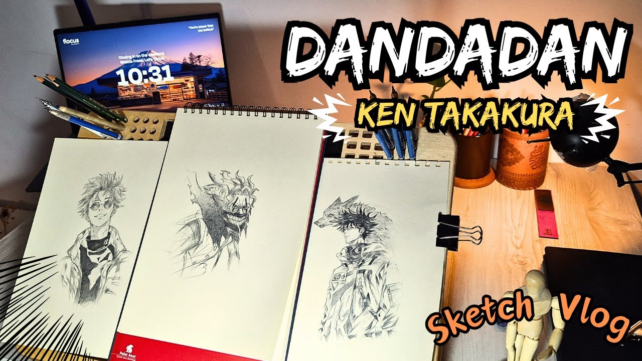 Drawing Ken Takakura from Dandadan | Step-by-Step Art Guide ️ - YouTube