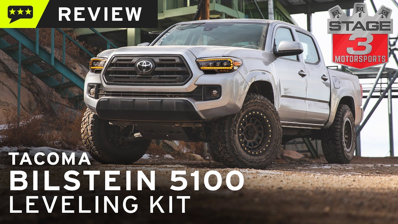 2016-2020 Toyota Tacoma Bilstein 5100 Leveling Kit Review - YouTube