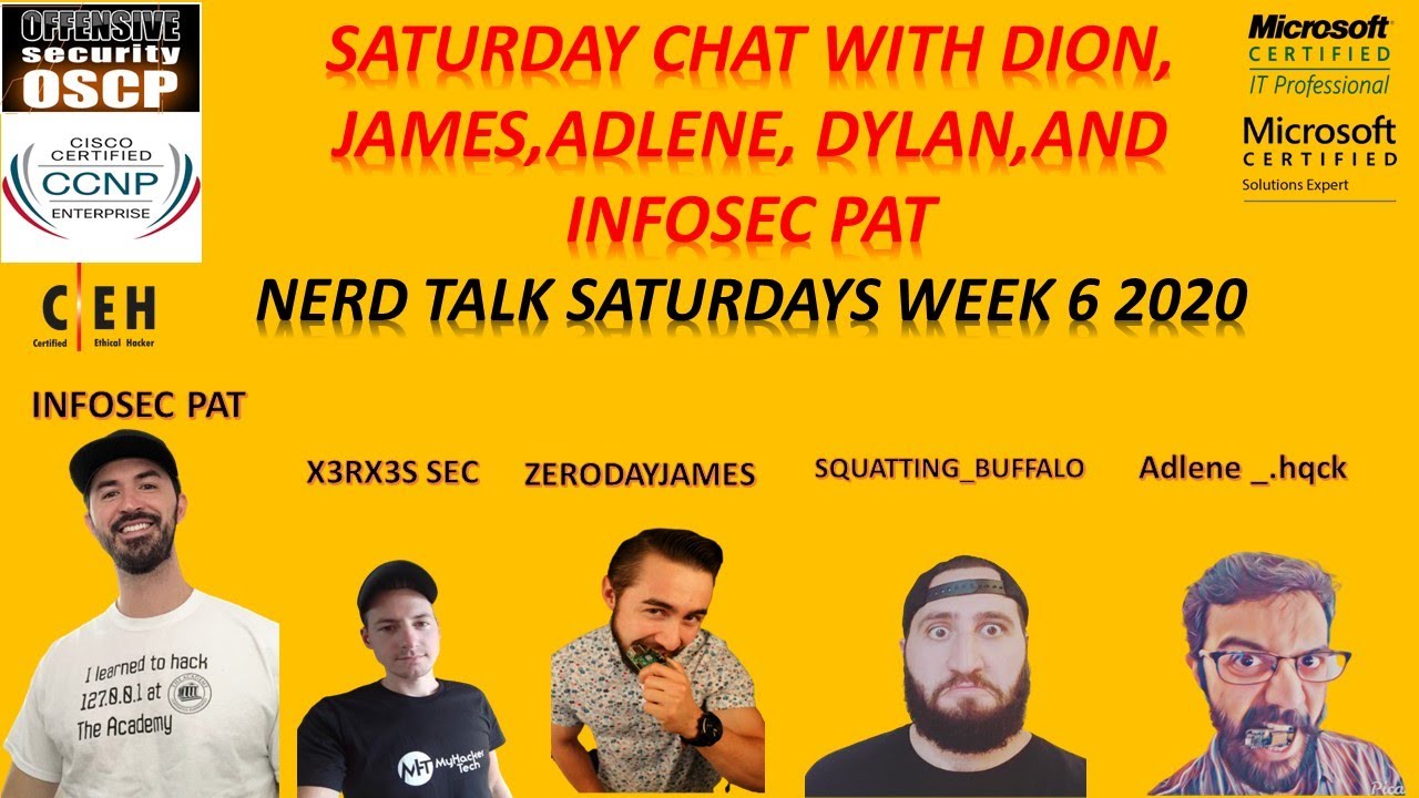 Lets Talk IT Security Specialist - Nerd Talk Saturdays Week 6 with ...