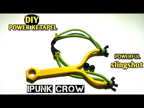 MEMBUAT KETAPEL - MAKING POWERFUL SLINGSHOT - YouTube