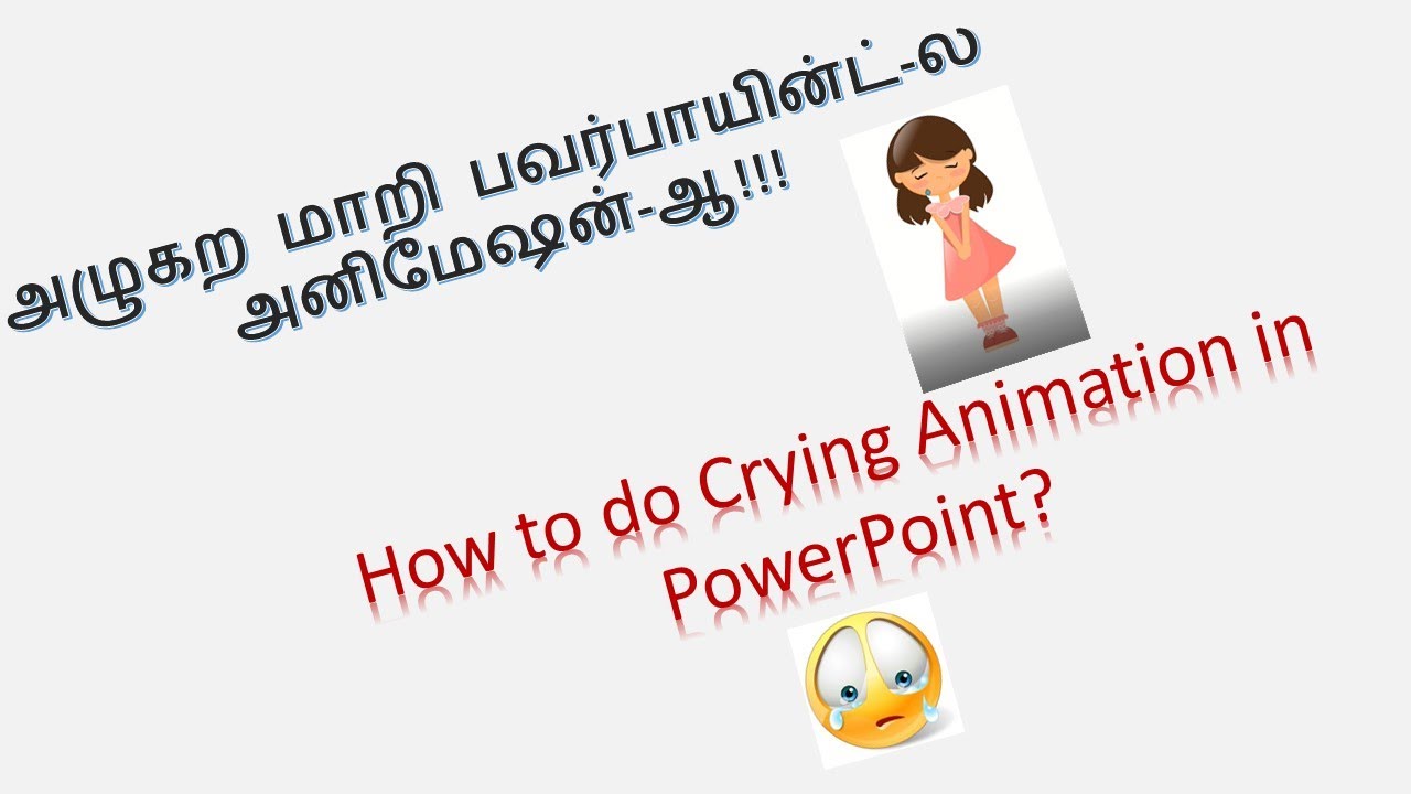 How to do Crying Animation in PowerPoint(ppt)? (Animation Tutorial-8 ...