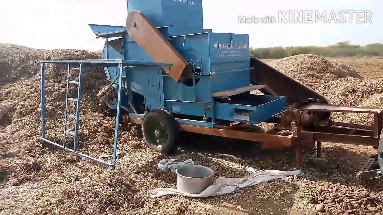 mungfali nikalne ki machine | मूंगफली निकलने की मशीन | fasal nikalne ...