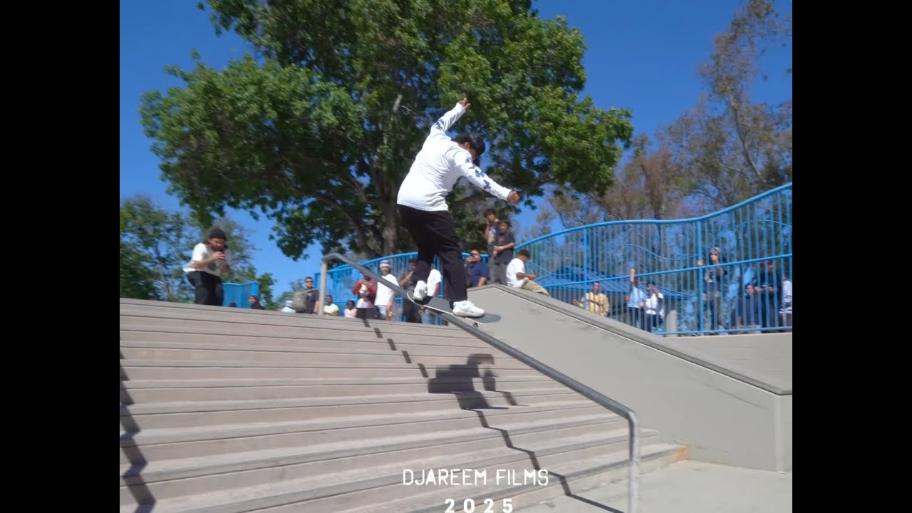 Nyjah and Cordano Destroy Santa Ana Skatepark! - YouTube