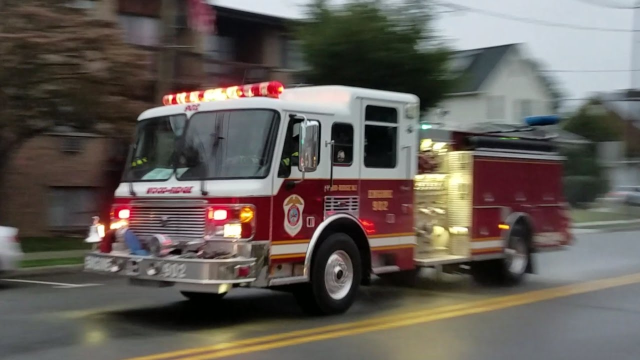 Wood-Ridge NJ FIRE Department Engine 902 Responding 9-30-16 - YouTube
