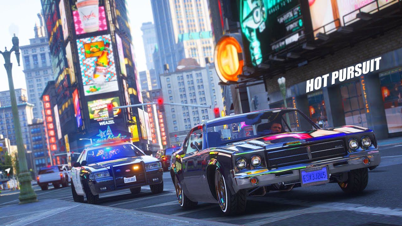 HOT PURSUIT - WELCOME TO LIBERTY CITY !!! GTA 5 ROLEPLAY - YouTube