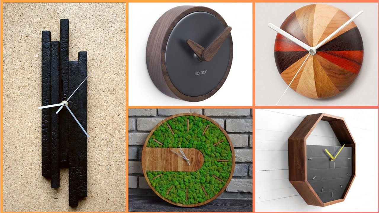 Very Impressive Wooden Wall Clock designs | wall clock,Table Clock 2022 ...