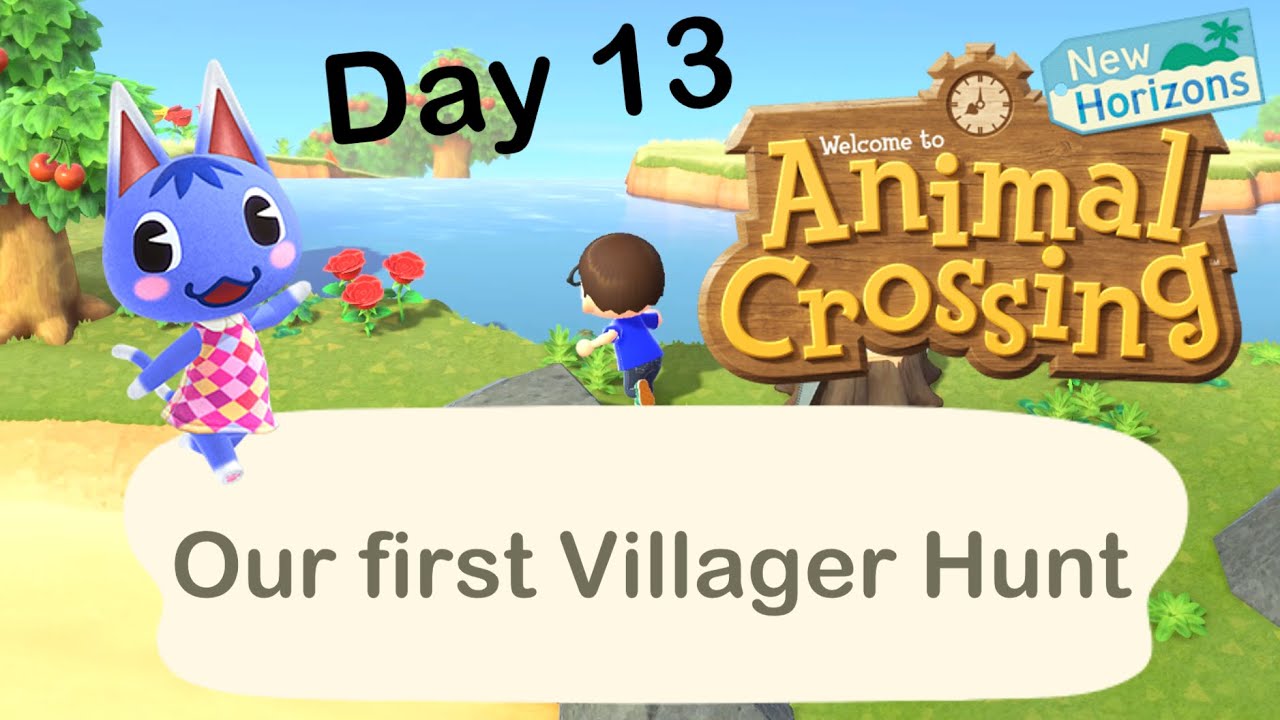 Day 13: Going On Our First Villager Hunt | Starting Over on ACNH - YouTube