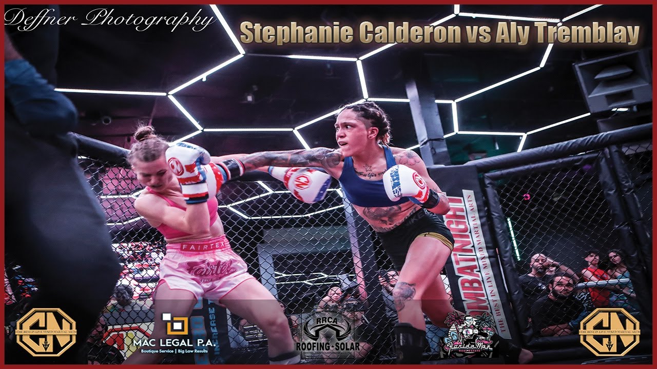 Combat Night 151 - Broward - Stephanie Calderon vs Aly Tremblay - YouTube