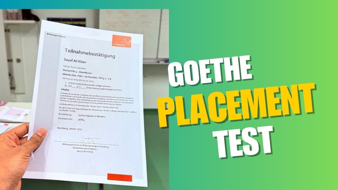 How to Take the Goethe German Placement Test Online | Step-by-Step ...