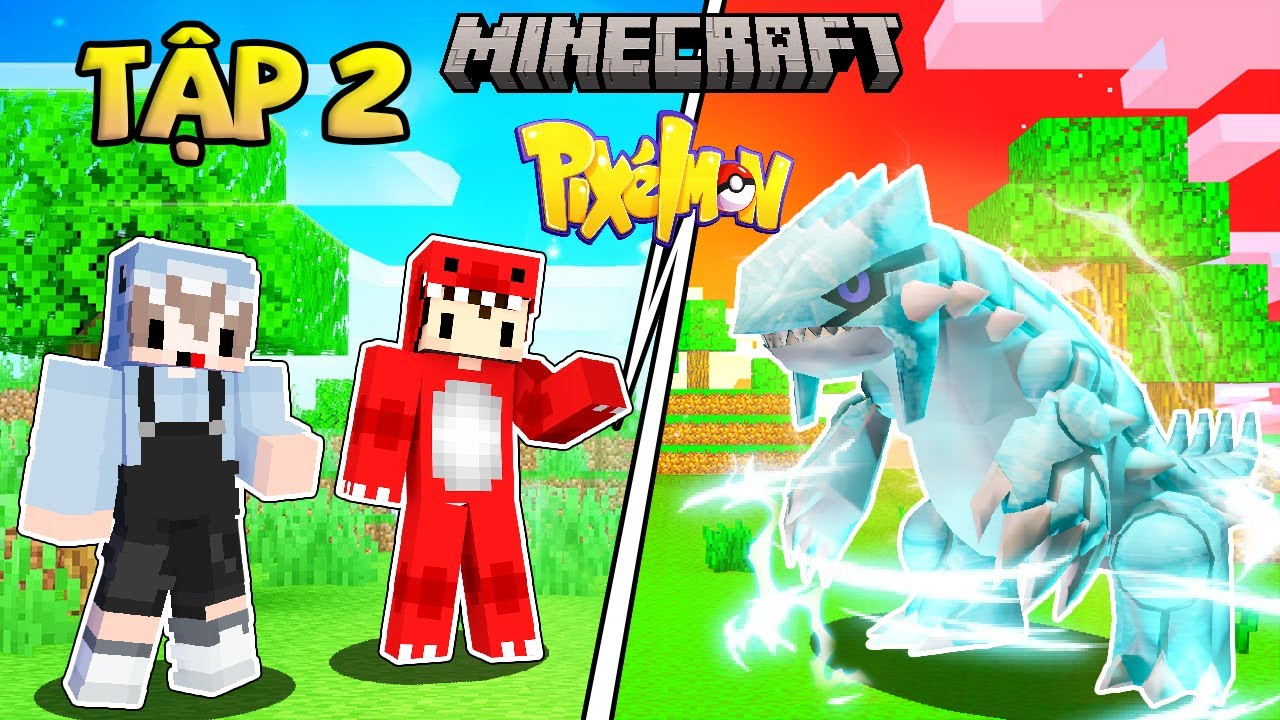 Pixelmon Hành Trình Kỳ Lạ Tập 2: Cá Mập Tạo Ra Groudon Băng Giá Trong Minecraft Pixelmon - YouTube
