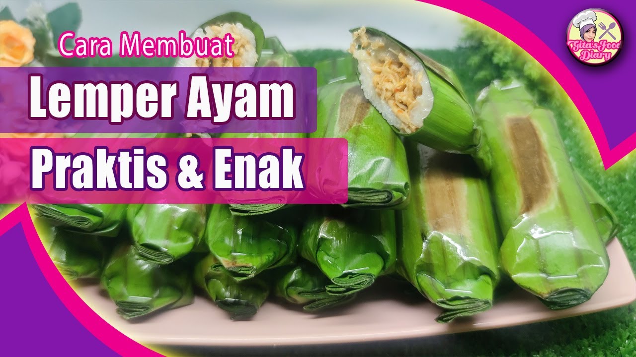 #379👩‍🍳Cara Membuat Lemper Ayam ️ how to make chicken lemper - YouTube