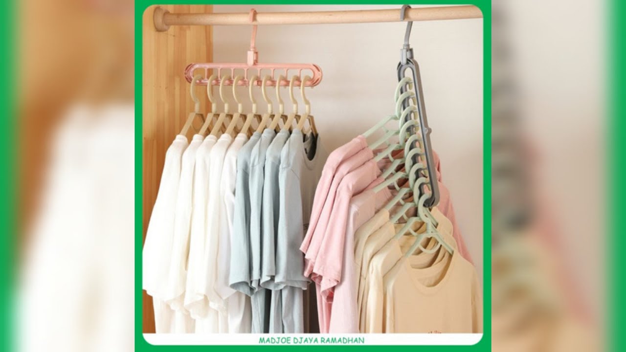 Smart Multifunctional Clothes Hanger. - Upgrade Bazar - YouTube