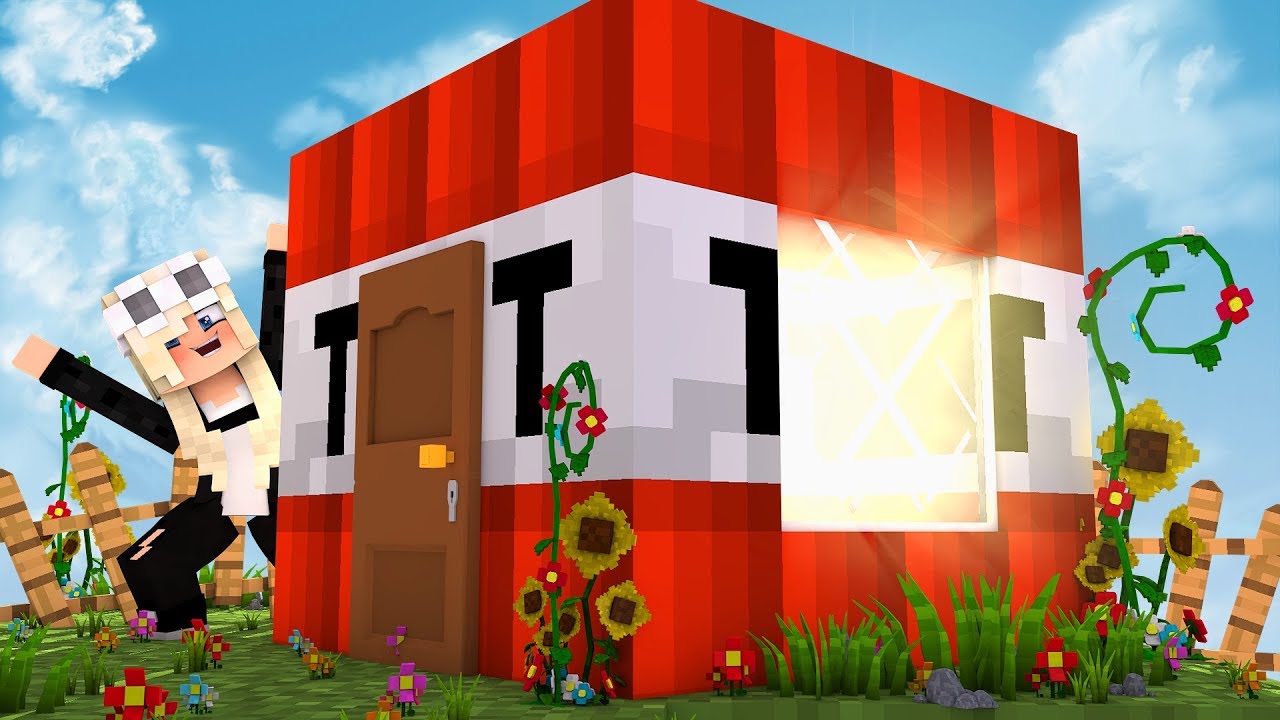 Echtes TNT Haus in Minecraft bauen! (Challenge) - YouTube