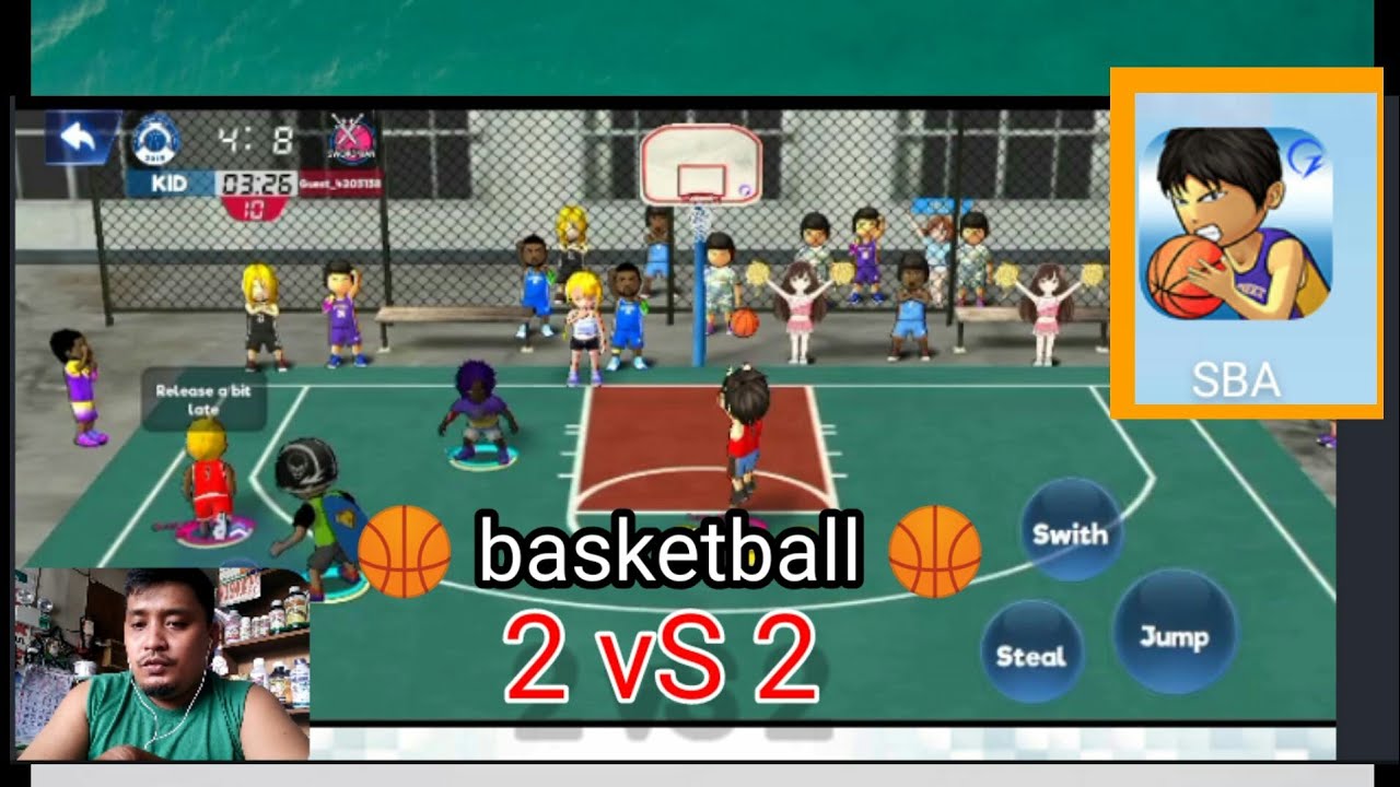 "2vs2 basketball SBA online game" - YouTube