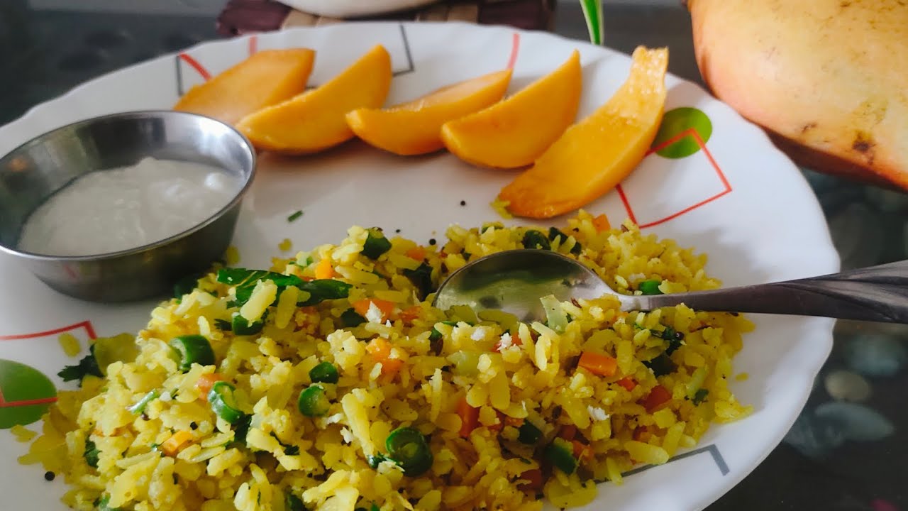 Healthy Poha recipe | veggie poha recipe | yummy and Healthy Breakfast ...