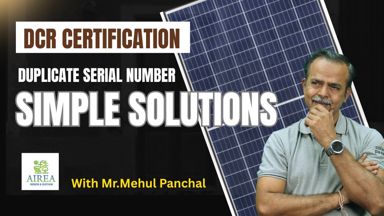 DCR Certification , Duplicate serial number , Simple solution, FAQ - YouTube