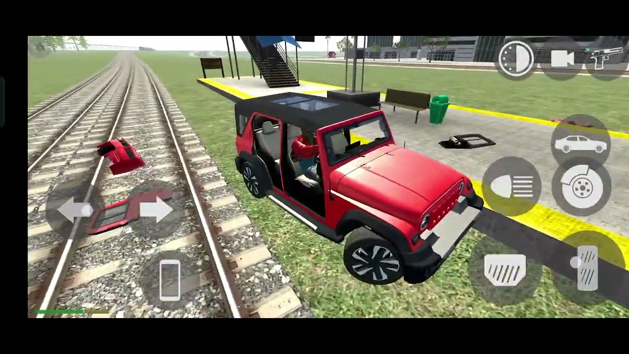 Thar rox accident #gaming #indianbikesdriving3d @YUVRAANGORAYA ...