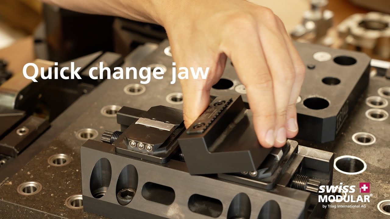Workholding - Quick change jaw - News 02-24 #swissmodular - YouTube