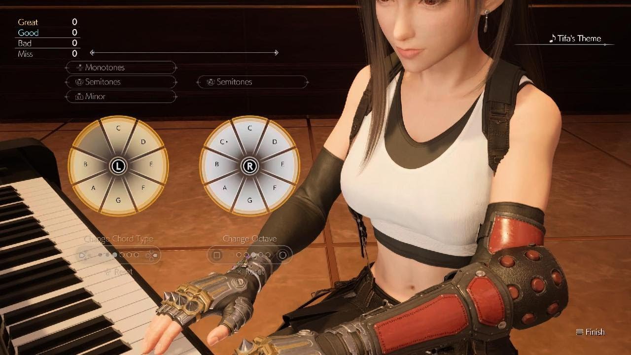Tifa plays her theme perfectly - YouTube