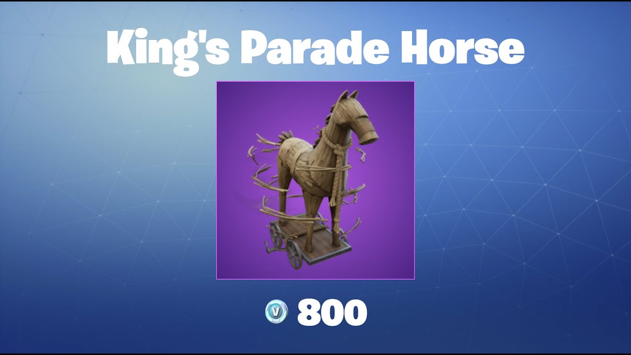 King's Parade Horse | Fortnite Glider - YouTube