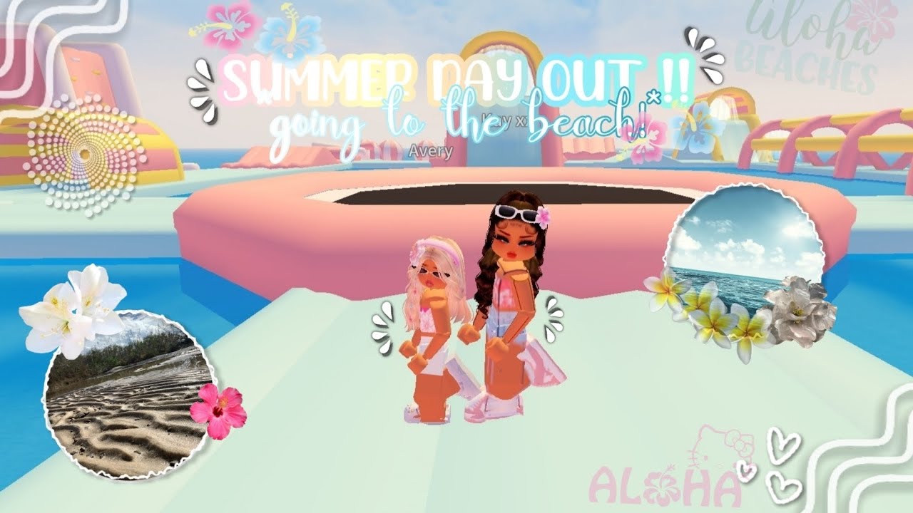 *AESTHETIC* Summer Day Out !! 🤍 ||*going to the beach!* || Roblox - YouTube