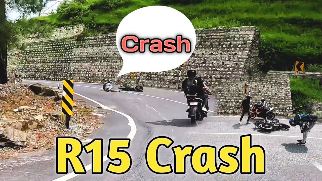 R15 Crash the first Crash in my Life #r15 #iammysticrider - YouTube