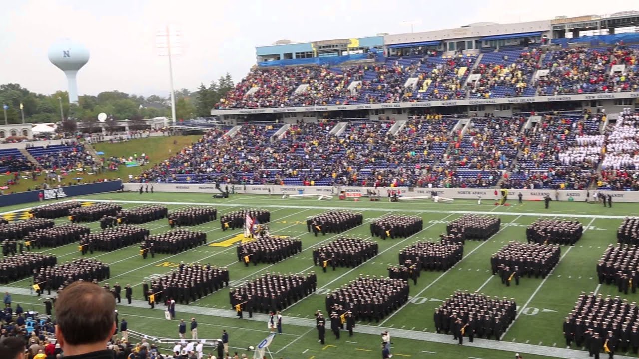 Navy sings the National Anthem - YouTube