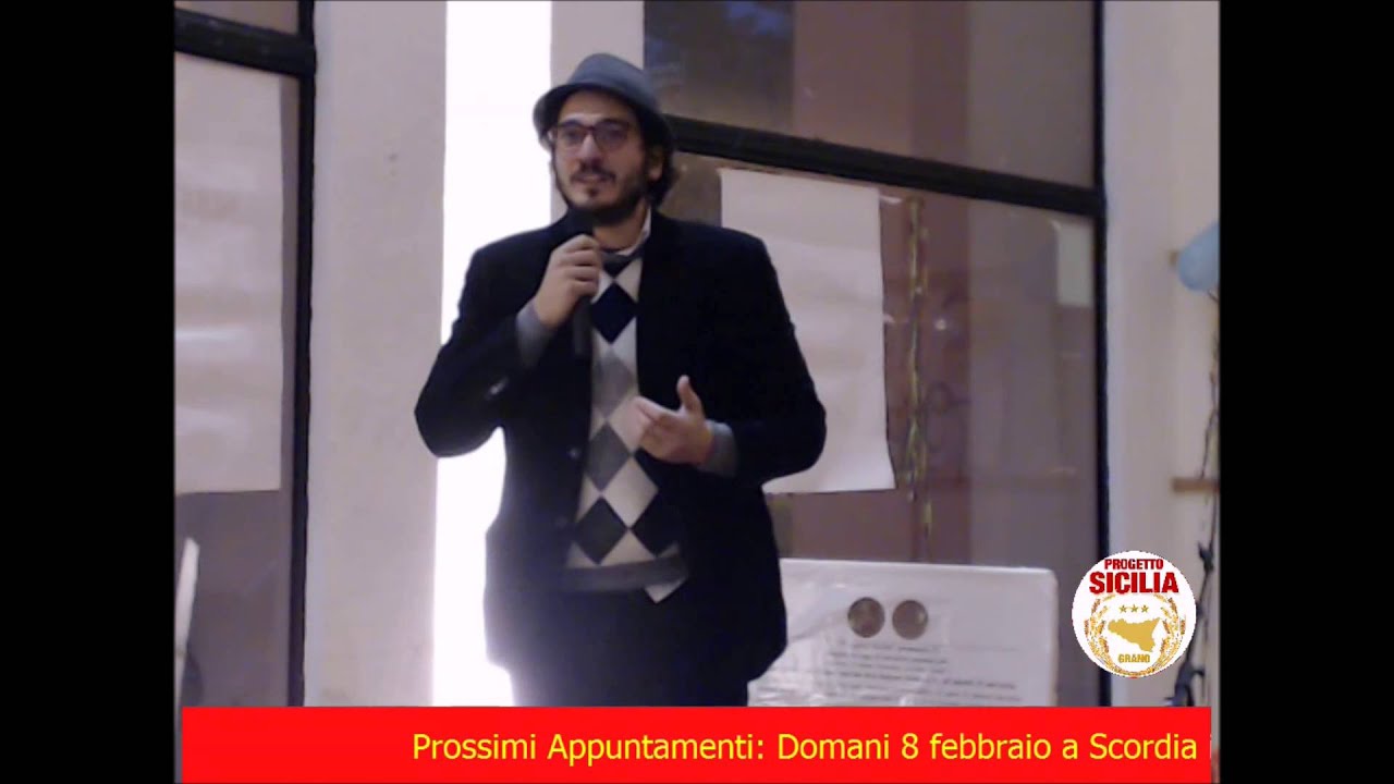 Fabio Maggiore economista Progetto Sicilia - Milazzo - YouTube