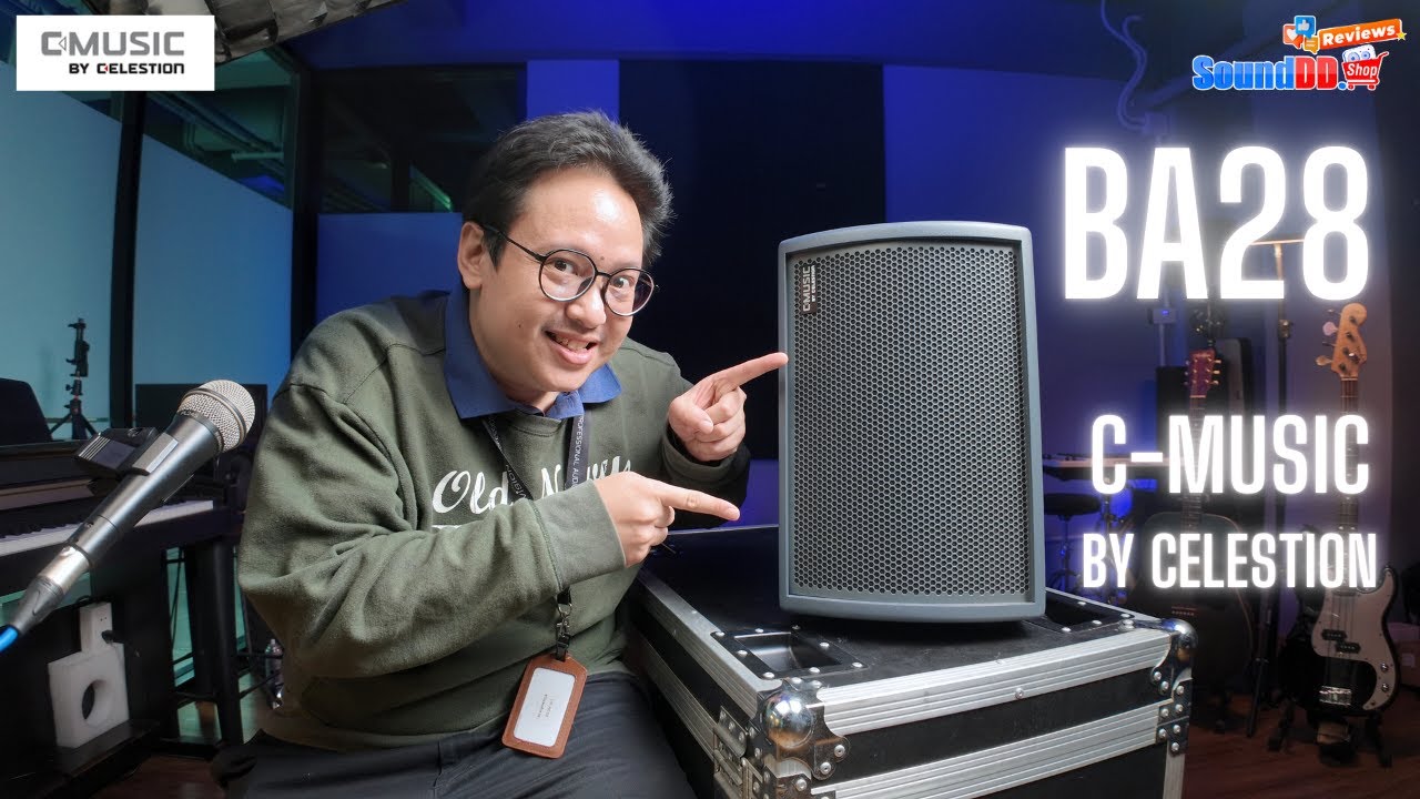 “BA28” C-MUSIC BY CELESTION ลำโพงพกพาที่เกิดมาเพื่อนักดนตรีโดยเฉพาะ ️ ...